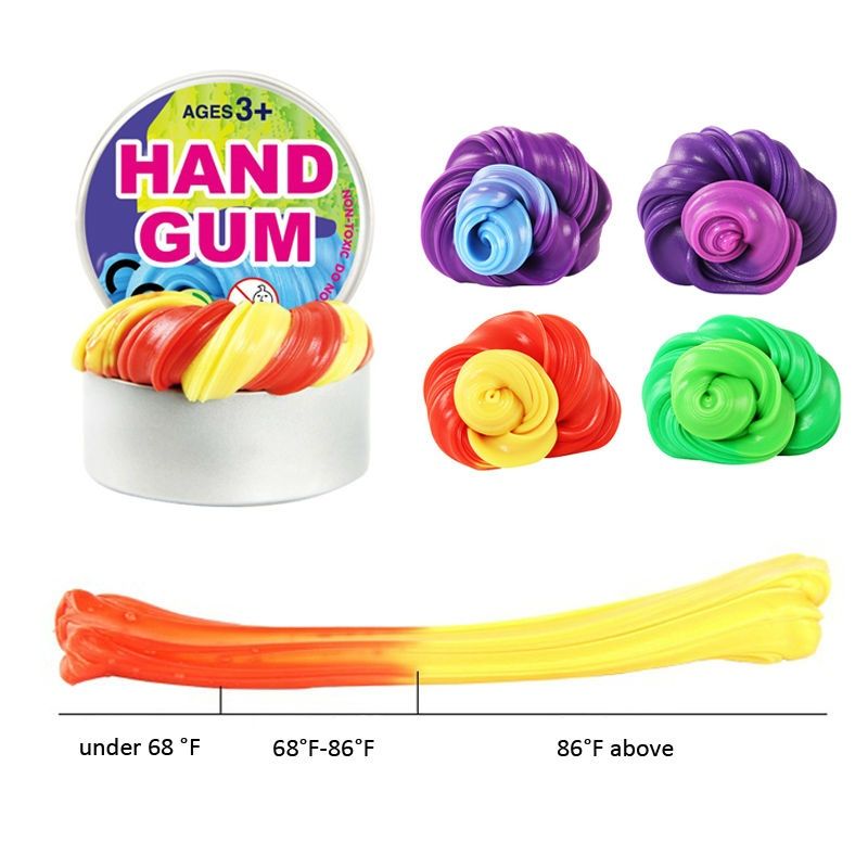 Heat Discoloration Bounce Hand Gum